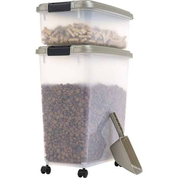 Out of Stock - IRIS 3-Piece WeatherPro Airtight Stackable Dog, Cat ...