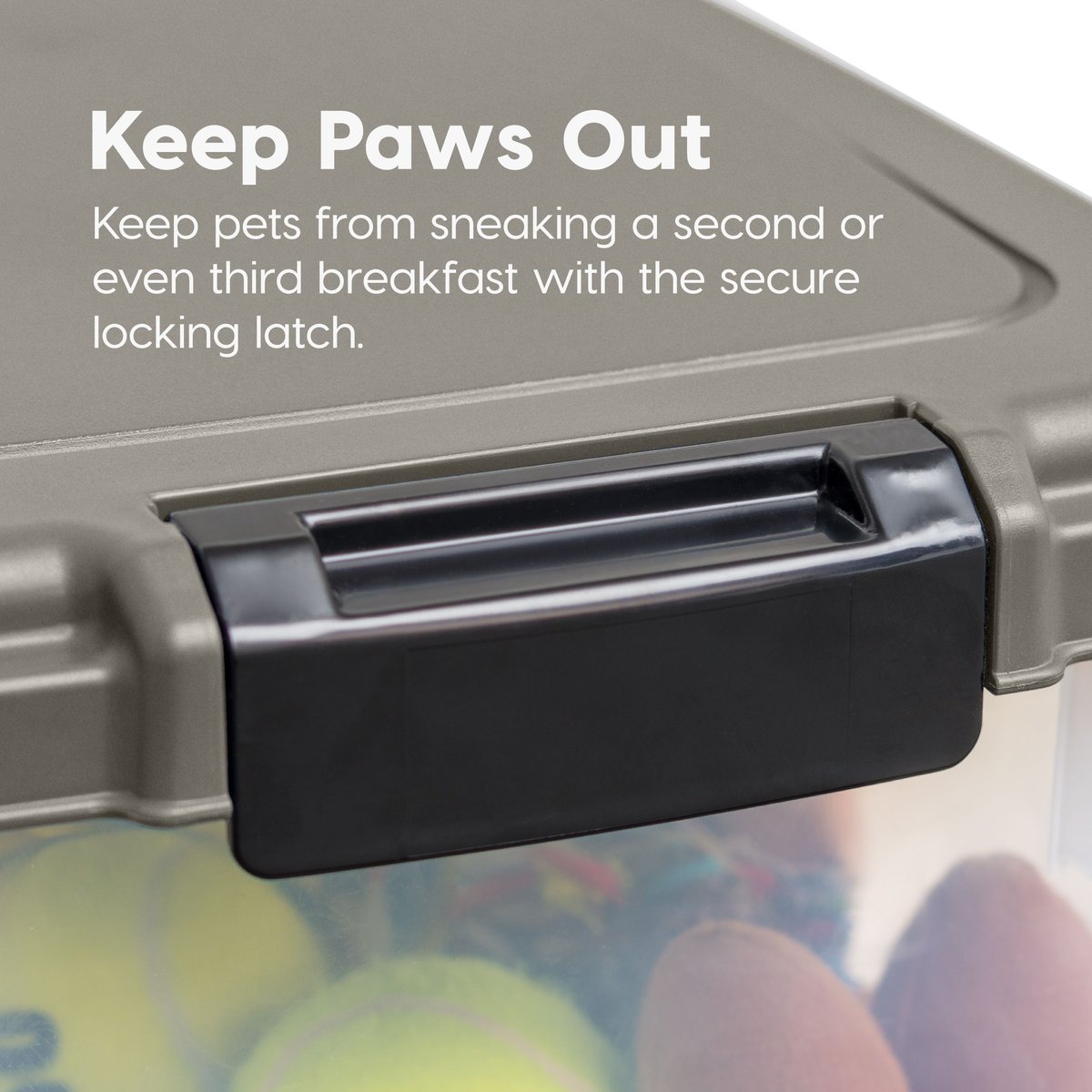 Discontinued - IRIS 3-Piece WeatherPro Airtight Stackable Dog, Cat ...