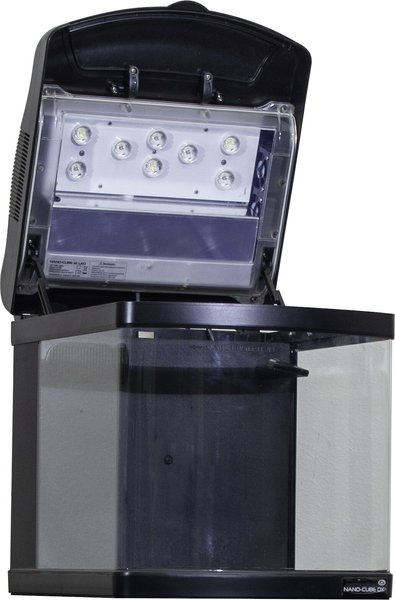 Out of Stock - JBJ AQUARIUM Nano-Cube 12 LED Curved Glass Fish Aquarium ...