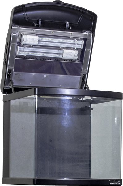 JBJ AQUARIUM Nano-Cube DX LED Curved Glass Fish Aquarium, 24-gal - Chewy.com