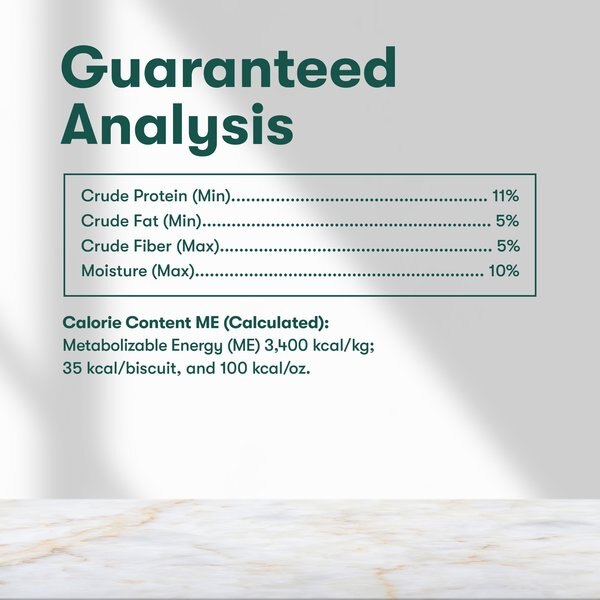 JINX Chicken & Bone Broth Biscuits Crunchy Dog Treats, 16-oz bag, 2 ...