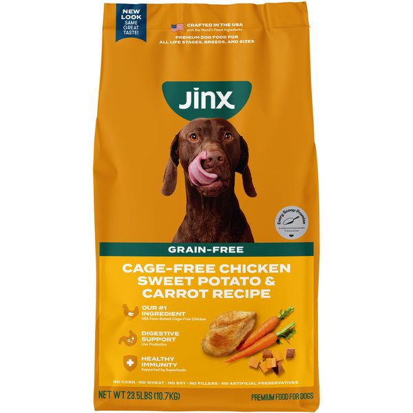 JINX Chicken, Sweet Potato & Carrot ALS Kibble Dog Dry Food, 23.5-lb ...