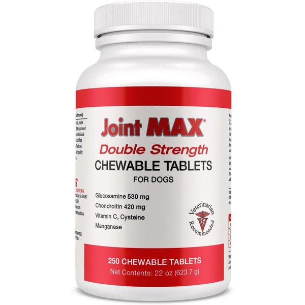 JOINT MAX Double Strength Chewable Tablets for Large Dogs, 250 count ...