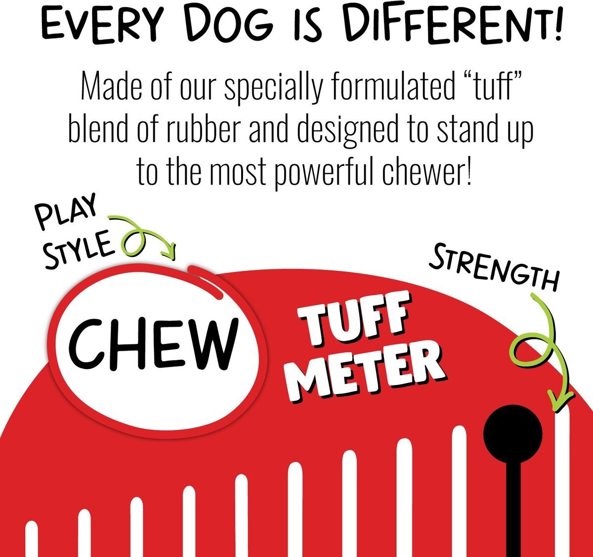 JOLLY PETS Tuff Flyer Dog Flying-Discs Toy, Red, 8.5-in - Chewy.com