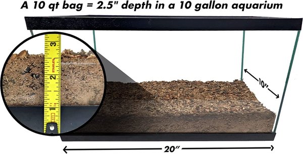 JOSH'S FROGS BioBedding Tropical Bioactive Reptile Substrate, 10-qt bag ...