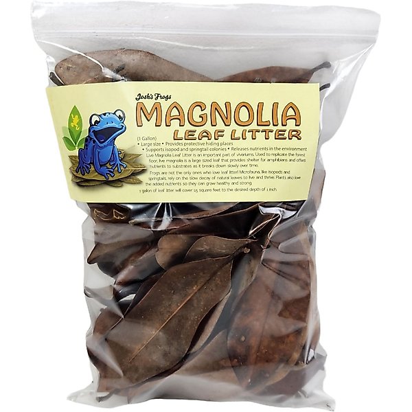 JOSH'S FROGS Magnolia Reptile Leaf Litter, 1-gal bag - Chewy.com