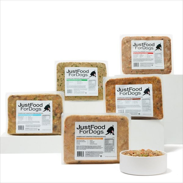 JUSTFOODFORDOGS Sampler Variety Box Frozen Human-Grade Fresh Dog Food ...