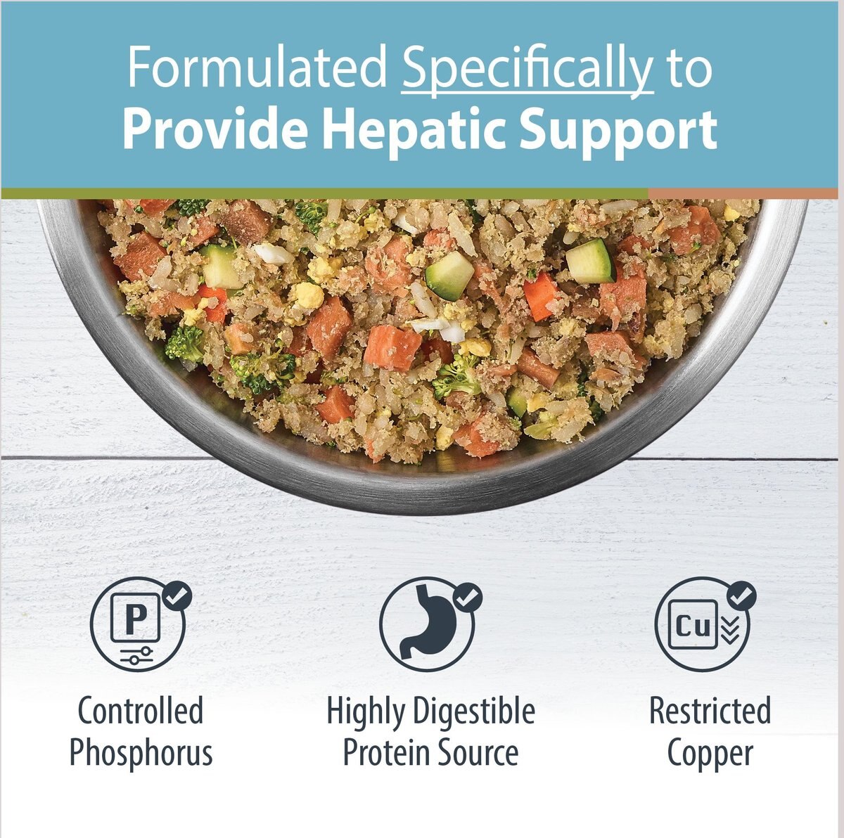 JUSTFOODFORDOGS Veterinary Diet PantryFresh Hepatic Support Low Fat ...