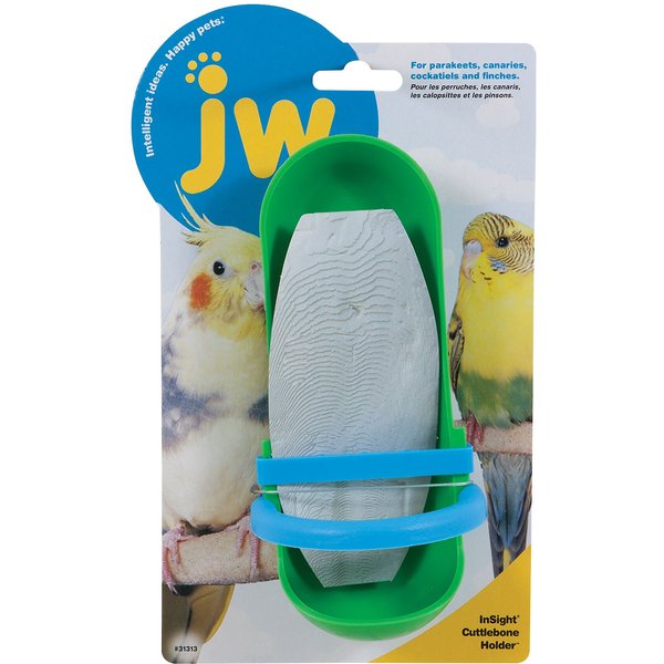 JW PET InSight Cuttlebone Holder Bird Toy, Color Varies, Regular ...