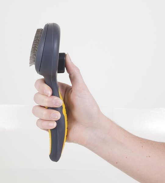 JW PET Self-Cleaning Dog Slicker, Small - Chewy.com