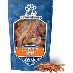 K9WAREHOUSE Bully Bites 2 to 4-in Dog Treats, 8-oz bag - Chewy.com