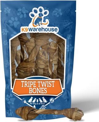 Discontinued - K9WAREHOUSE Tripe Twist Beef Flavored Dog Bones, 6 count ...