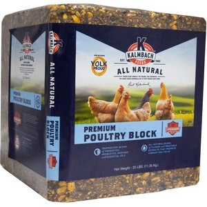 KALMBACH FEEDS All Natural 9% Protein Chicken Supplement, 25-lb block ...