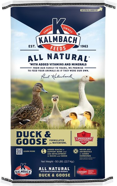 KALMBACH FEEDS All Natural Duck & Goose Feed, 50-lb bag, case of 2 ...