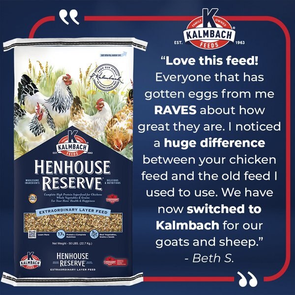KALMBACH FEEDS All Natural Henhouse Reserve 17% Protein Premium Layer ...