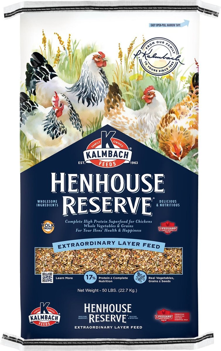 KALMBACH FEEDS All Natural Henhouse Reserve 17% Protein Premium Layer ...