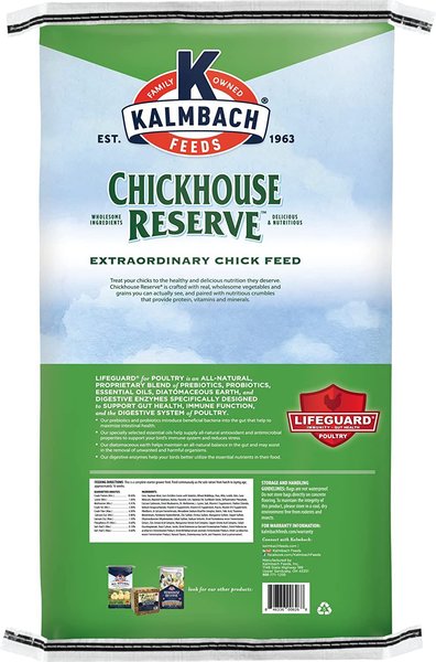 KALMBACH FEEDS Chickhouse Reserve Extraordinary 18% Protein Chick ...