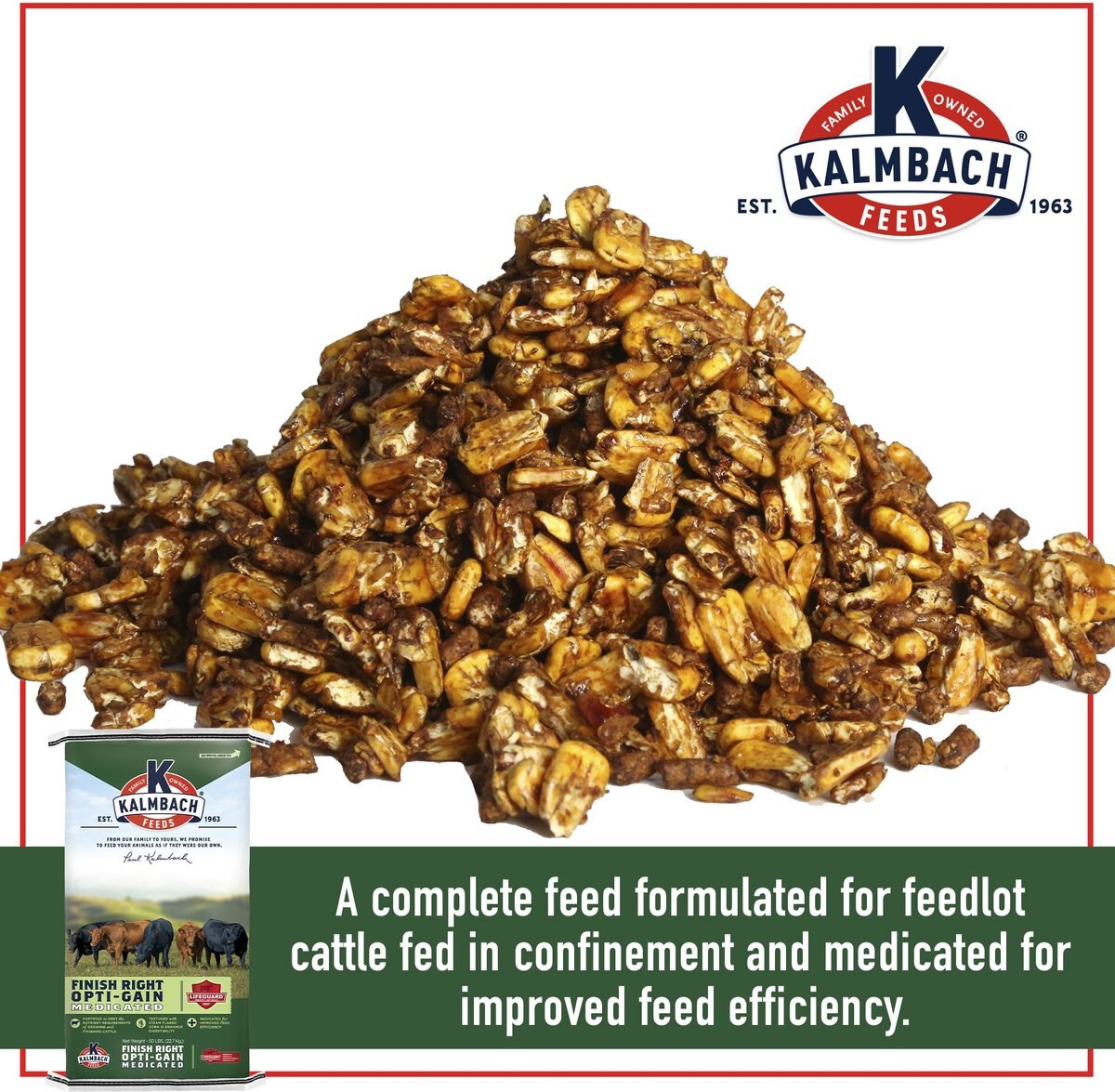KALMBACH FEEDS Finish Right Opti-Gain Growing & Finishing Cattle Feed ...