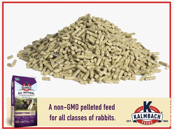 KALMBACH FEEDS Non-GMO 16% Rabbit Complete, 50-lb bag - Chewy.com