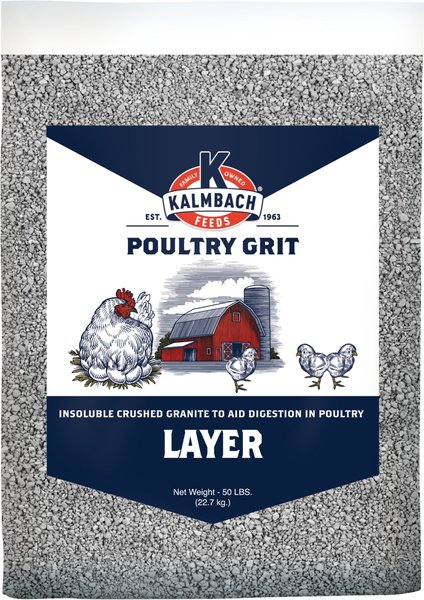 KALMBACH FEEDS two Layer Grit Crumble Chicken Feed, 50-lb bag - Chewy.com