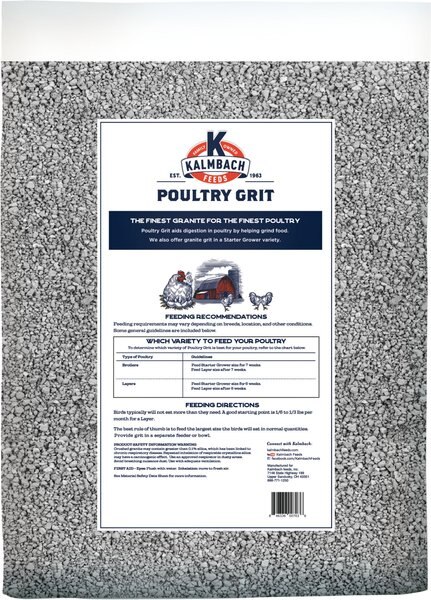 KALMBACH FEEDS two Layer Grit Crumble Chicken Feed, 50-lb bag - Chewy.com