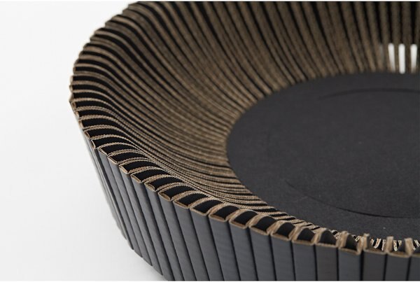 Out of Stock - KATRIS Pre-Assembled Nest Scratcher Lounge Cat Bed, Black, Medium - Chewy.com