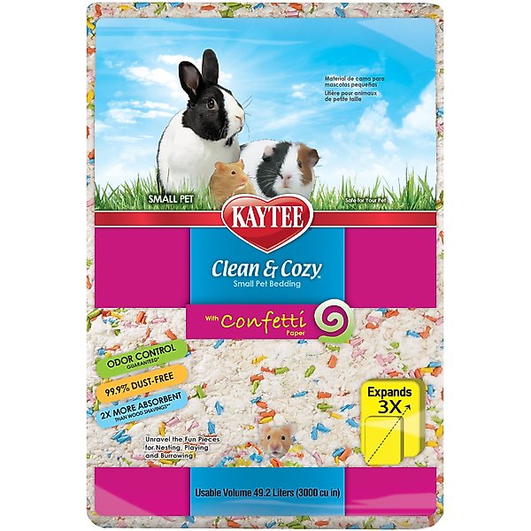 KAYTEE Clean & Cozy Scented Small Animal Bedding, Lavender, 49.2-L ...