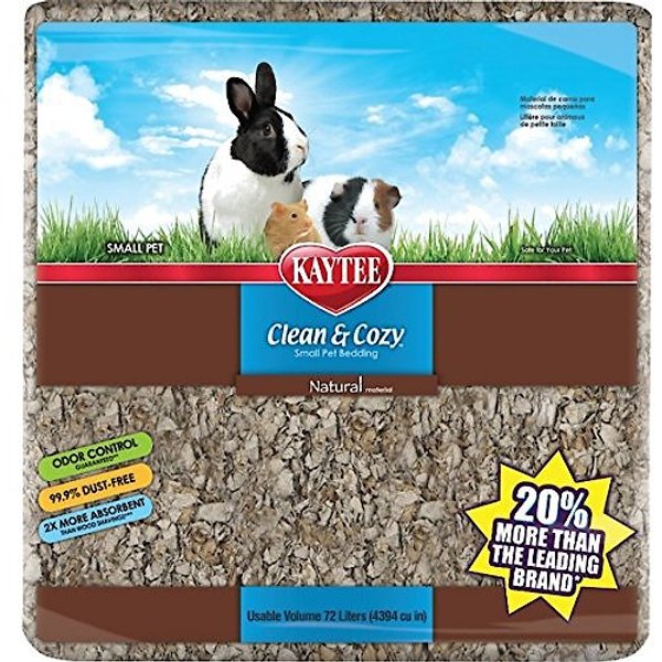 KAYTEE Clean & Cozy Small Animal Bedding, 85-L - Chewy.com