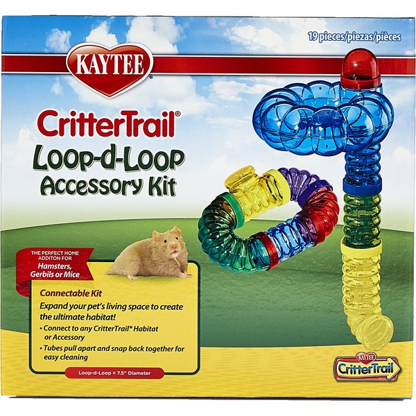 KAYTEE CritterTrail Small Animal Accessory Kit, Loop-d-Loop - Chewy.com
