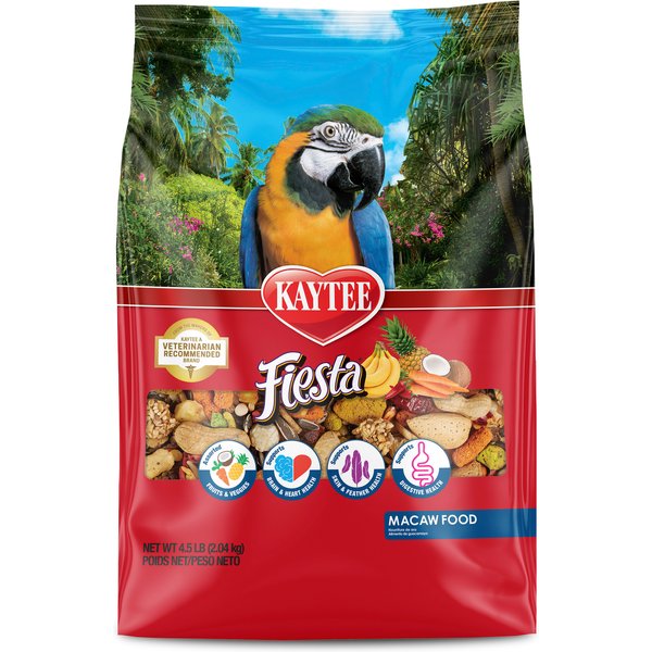 KAYTEE Fiesta Variety Mix Macaw Food, 4.5-lb bag - Chewy.com