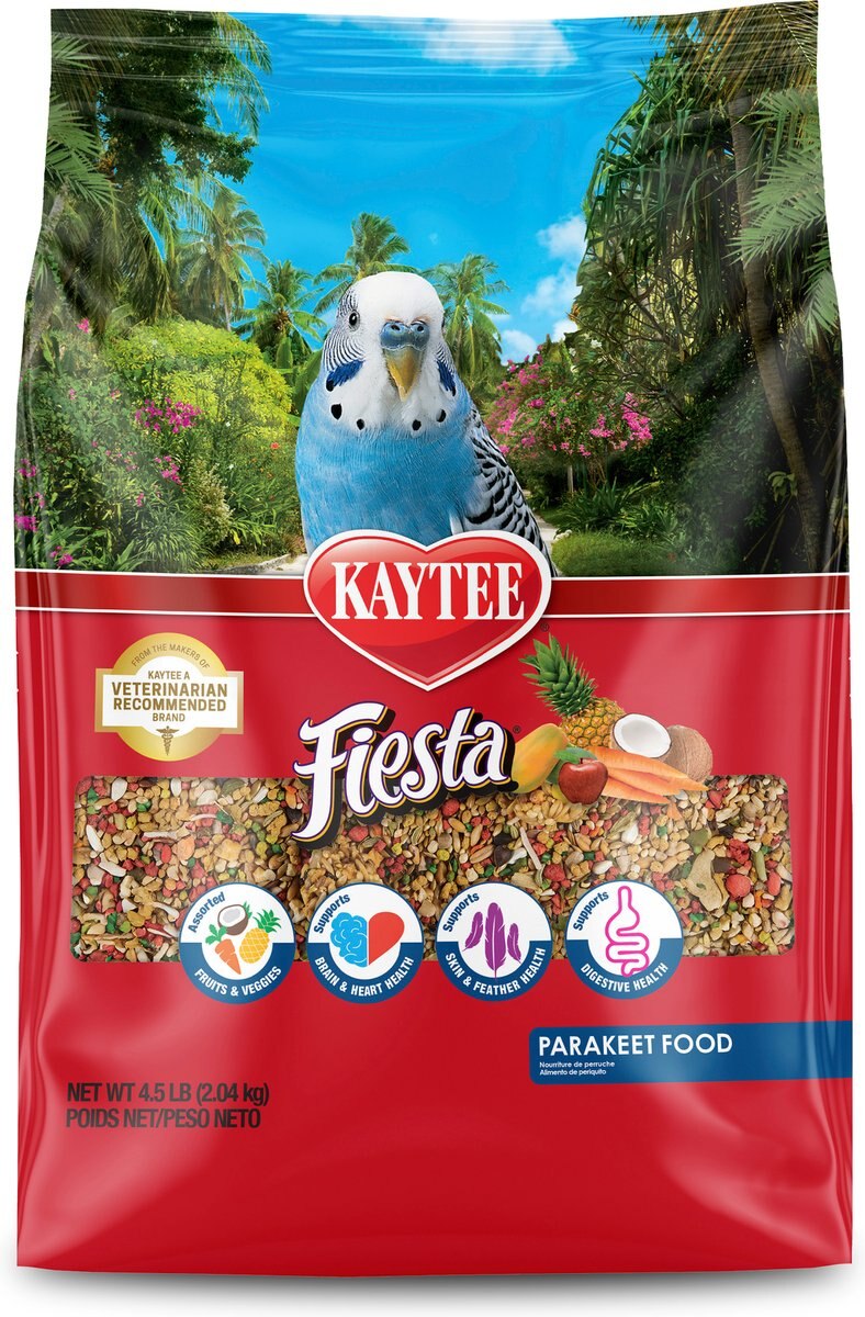 KAYTEE Fiesta Variety Mix Parakeet Food, 4.5-lb bag - Chewy.com