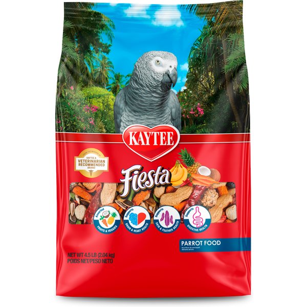 KAYTEE Fiesta Variety Mix Parrot Food, 4.5-lb bag - Chewy.com