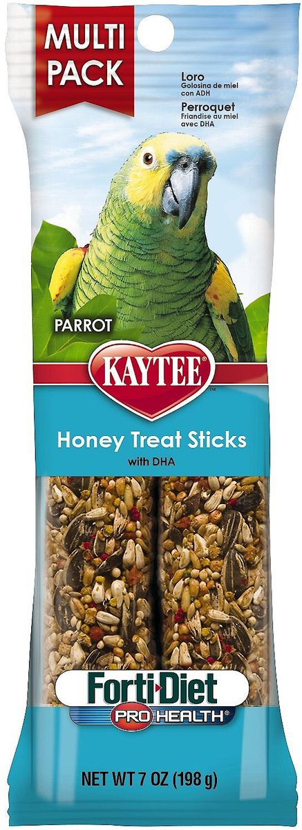KAYTEE Forti-Diet Pro Health Honey Parrot Treat Sticks, 4 count - Chewy.com