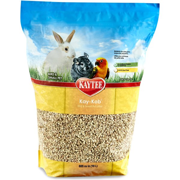 KAYTEE Kay Kob Bird & Small Animal Natural Bedding & Litter, 8-lb bag ...