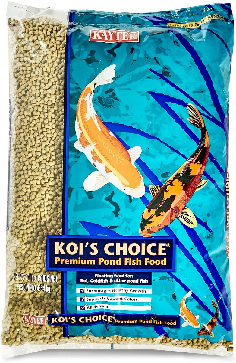 KAYTEE Koi's Choice Premium Fish Food, 10-lb bag - Chewy.com