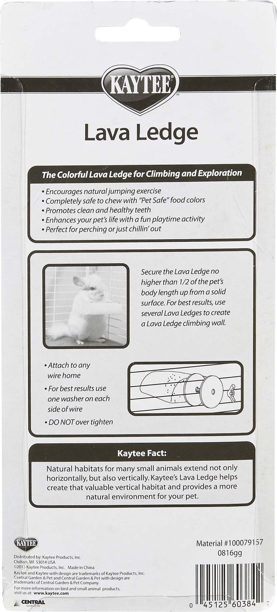 KAYTEE Lava Ledge Small Animal Toy, 5.8-in - Chewy.com