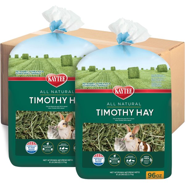 OXBOW Orchard Grass Hay Small Animal Food, 40-oz bag, bundle of 2 ...