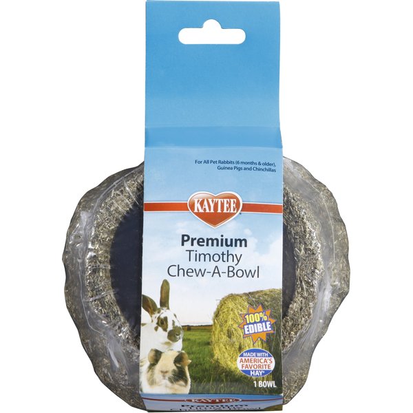 KAYTEE Natural Timothy Blend Cubes Small Animal Treats, 1-lb bag ...