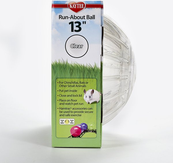 KAYTEE Run-About Small Animal Exercise Ball, 13-in - Chewy.com
