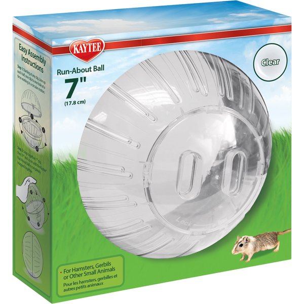 KAYTEE Run-About Small Animal Exercise Ball, 7-in - Chewy.com
