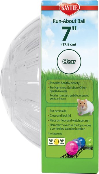 KAYTEE Run-About Small Animal Exercise Ball, 7-in - Chewy.com