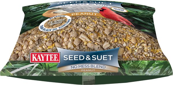 KAYTEE Seed & Suet No Mess Peanut Wild Bird Food, 10-lb bag - Chewy.com