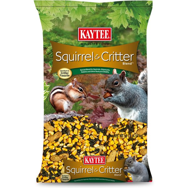KAYTEE Squirrel & Critter Blend Wild Bird Food, 10-lb bag - Chewy.com