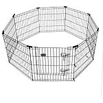 MIDWEST Wire Dog Exercise Pen, Black E-Coat, 18-in - Chewy.com