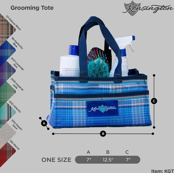 KENSINGTON PROTECTIVE PRODUCTS Horse Grooming Tote Bag, Merlot - Chewy.com
