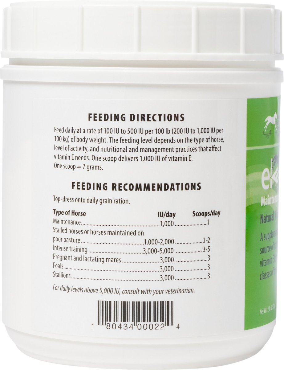 KENTUCKY PERFORMANCE PRODUCTS Elevate Maintenance Powder Vitamin E ...