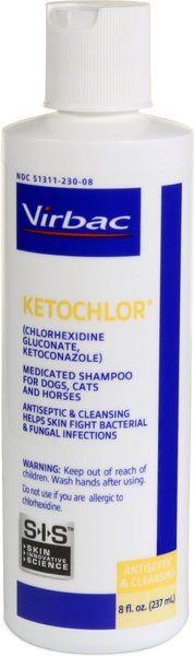 KETOCHLOR Medicated Shampoo for Dogs & Cats, 8-oz bottle - Chewy.com