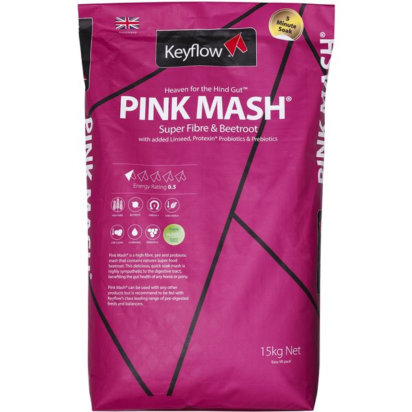 KEYFLOW USA Pink Mash Low Sugar & Low Starch Horse Feed, 33-lb bag ...