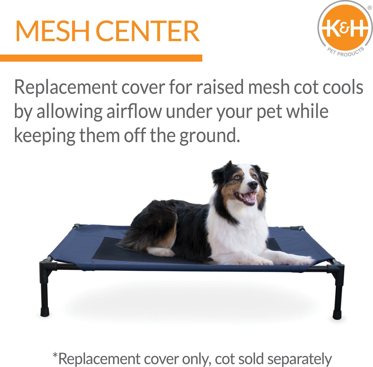 Discontinued - K&H PET PRODUCTS Original Pet Cot Replacement Dog Bed ...