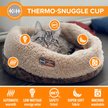 K&H PET PRODUCTS Thermo-Snuggle Cup Bomber Heated Dog & Cat Bed ...